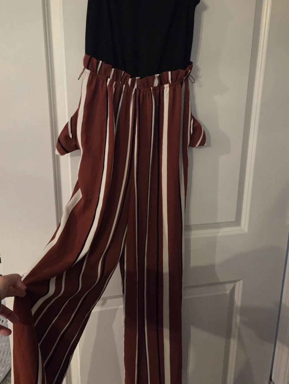 Lily Rose | Pants & Jumpsuits | Lily Rose Black And Rust Striped ...